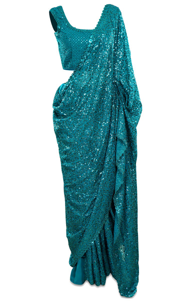 Mermaid Saree | Women's Sari – All Borrow